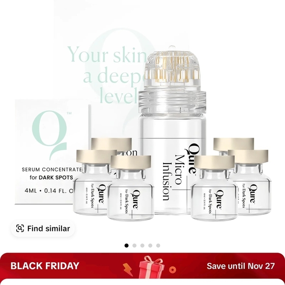 Qure | Skincare | Qure Micro Infusion Serum Set White And Cream | Poshmark
